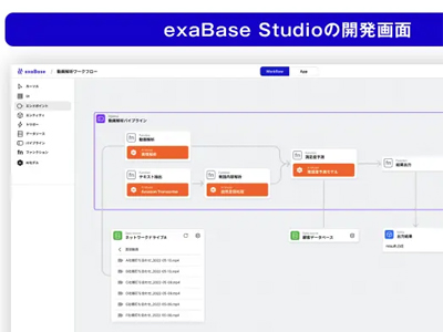 エクサウィザーズ、AIアプリの内製開発を支援するノーコードツール「exaBase Studio」 | IT Leaders