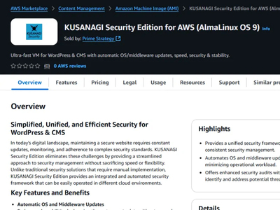 Webシステム実行環境のセキュリティ強化版「KUSANAGI SE」、AWSで提供開始 | IT Leaders